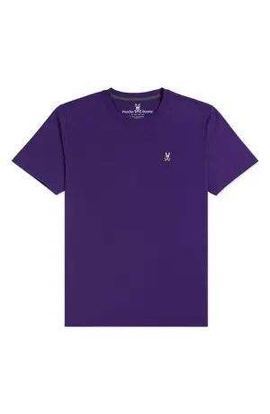Psycho Bunny Classic Crewneck T-shirt Varsity Purple