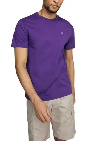 Psycho Bunny Classic Crewneck T-shirt Vivid Violet