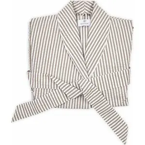 MATOUK Matteo Stripe Robe Bark