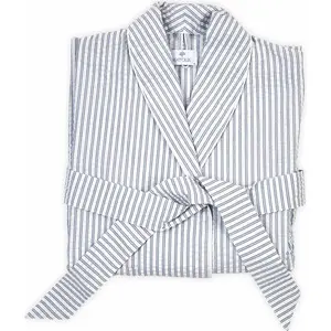 MATOUK Matteo Stripe Robe Sea