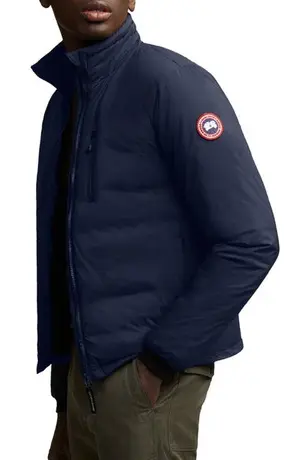 Canada Goose Lodge Packable 750 Fill Power Down Jacket - Atlantic Navy