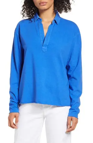 Frank & Eileen Patrick Popover Henley - Lapis Blue