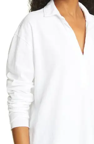 Frank & Eileen Patrick Popover Henley - White