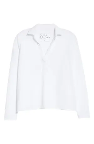 Frank & Eileen Patrick Popover Henley - White