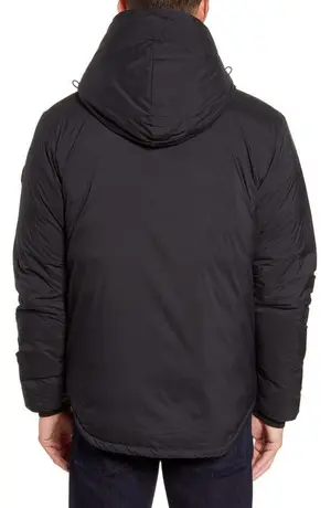 Canada Goose Lodge Packable Windproof 750 Fill Power Down Hooded Jacket - Black