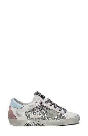 GOLDEN GOOSE Golden Goose Sneaker Silver/white/aquamarine