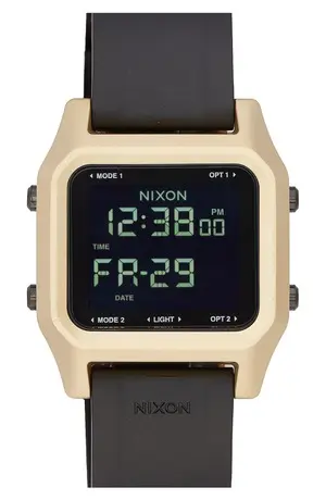 Nixon Nixon Staple Digital Strap Watch Black / Gold