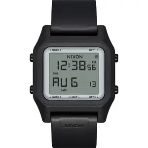 Nixon Staple Digital Strap Watch - Black/positive