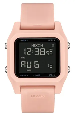 Nixon Nixon Staple Digital Strap Watch Pink