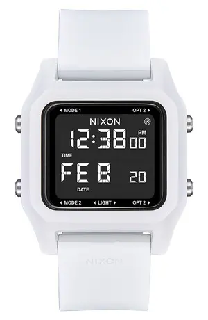 Nixon Nixon Staple Digital Strap Watch White