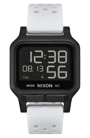 Nixon Nixon Heat Digital Strap Watch Black/white