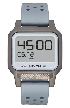 Nixon Heat Digital Strap Watch - Gunmetal Positive