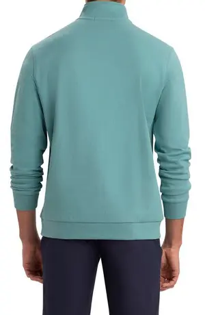 Bugatchi Cotton-blend Quarter-zip Pullover