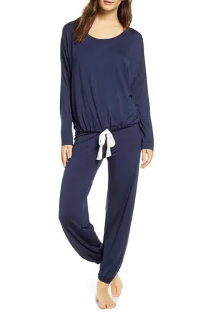 Eberjey EBERJEY Gisele Jersey Knit Pajama Set Northern Lights
