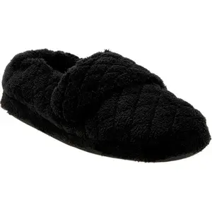 Acorn Spa Wrap Slipper - Black