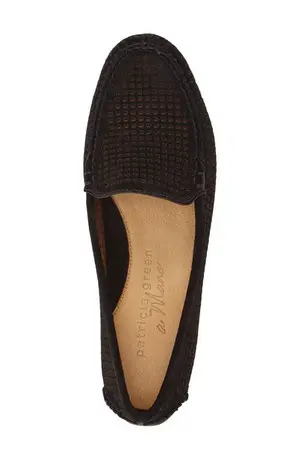 PATRICIA GREEN Barrie Flat - Black Suede
