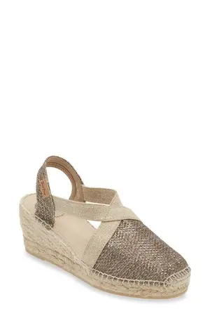 Toni Pons Metallic Espadrilles