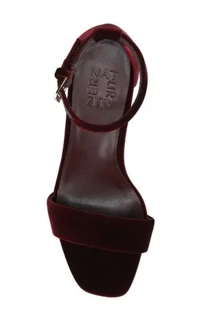 Naturalizer Joy Ankle Strap Sandal - Cabernet Sav