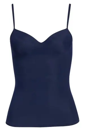 Hanro Allure Built-In Bra Camisole Midnight Sky