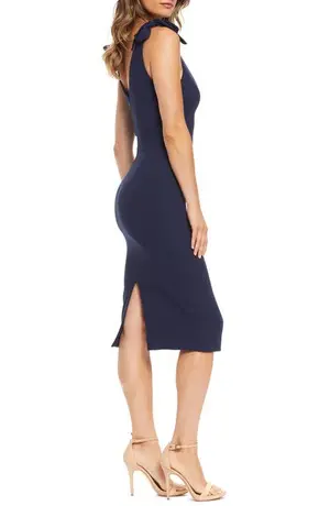 Dress The Population Lita Tie Cocktail Dress