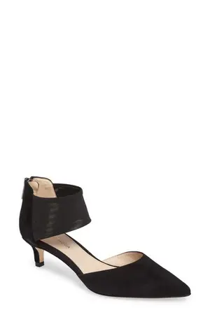 Pelle Moda Dezi Pump - Black Suede