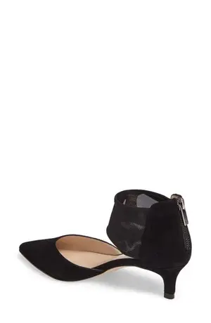 Pelle Moda Dezi Pump - Black Suede
