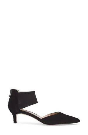 Pelle Moda Dezi Pump - Black Suede