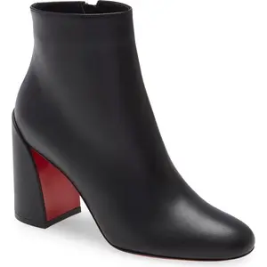 Christian Louboutin Stacked Heel Booties
