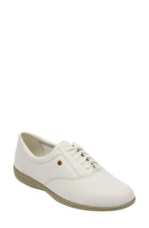 Easy Spirit Motion Leather Sneakers - White Leather