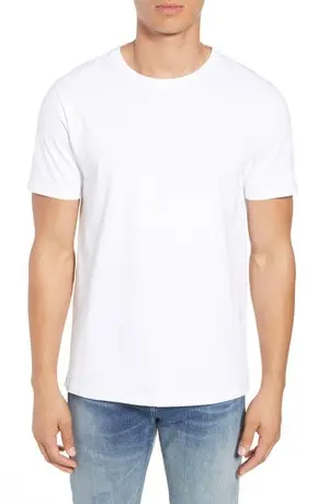 FRAME Heavyweight Classic Fit Cotton T-shirt - Blanc