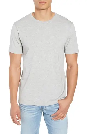 FRAME Heavyweight Classic Fit Cotton T-shirt Gris