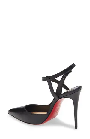 CHRISTIAN LOUBOUTIN Jenlove Ankle Strap Pumps - Bk01 Black