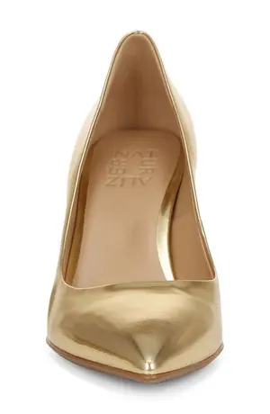 Naturalizer Anna Pointed-toe Pump - Warm Gold Leather