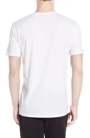 Vince Pima Cotton V-neck T-shirt - Optic White