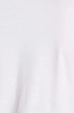 Vince Pima Cotton V-neck T-shirt - Optic White