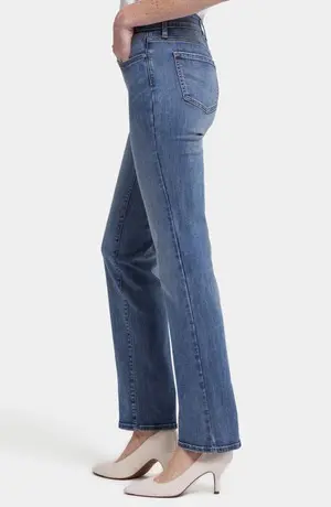 NYDJ Marilyn High Waist Straight Leg Jeans