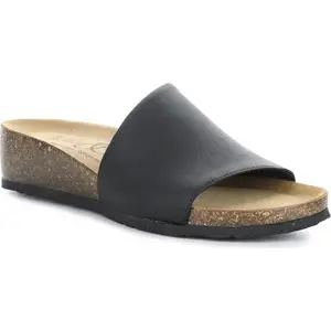 BOS. & CO. Lux Slide Sandal - Black