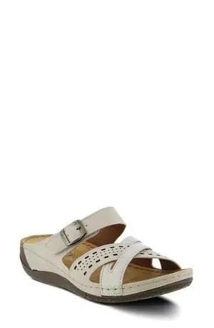 SPRING STEP SHOES Denia Slide Sandal - Sand Leather