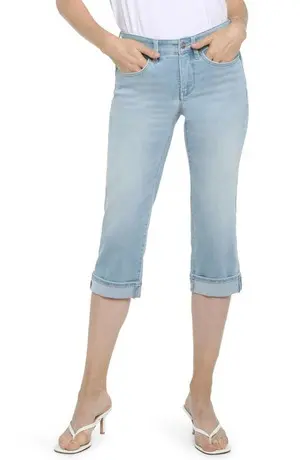 NYDJ Marilyn Cool Embrace Straight Crop Jeans - Hollander