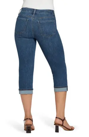 NYDJ Marilyn Cool Embrace Straight Crop Jeans - Sunset Villa