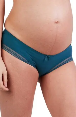 CACHE COEUR Milk Seamless Low Waist Maternity Briefs Green