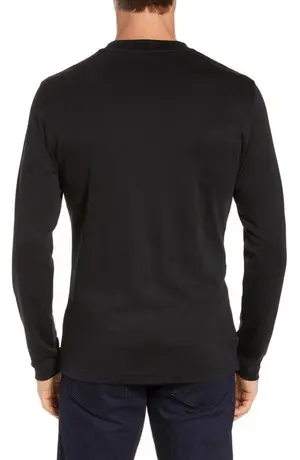 Robert Barakett Georgia Long Sleeve T-shirt - Black