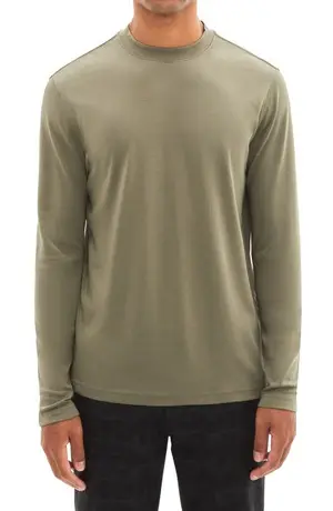 Robert Barakett Georgia Long Sleeve T-shirt Dusty Olive