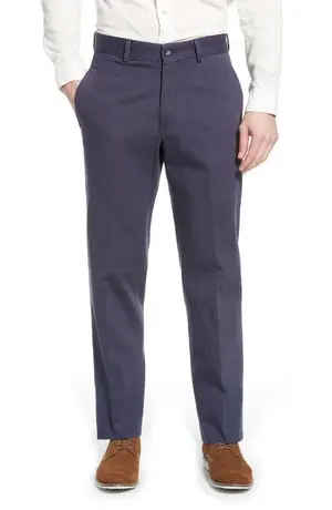 Berle Charleston Flat Front Chino Pants - Navy