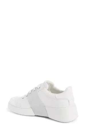 ROGER VIVIER Viv Skate Crystal Buckle Sneakers - White