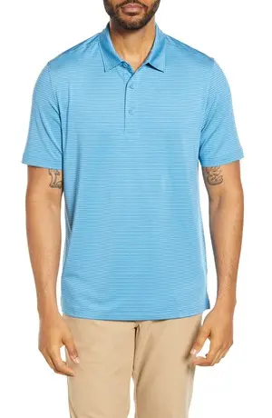 Cutter & Buck Forge Drytec Pencil Stripe Performance Polo Chambers