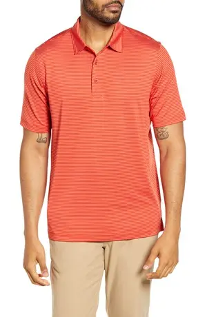 Cutter & Buck Forge Drytec Pencil Stripe Performance Polo Mars
