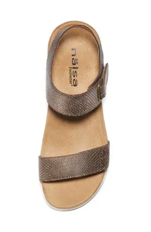 HALSA FOOTWEAR Dominica Sandal - Bronze Leather