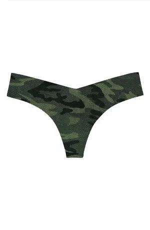 Commando Print Thong Camo Dot