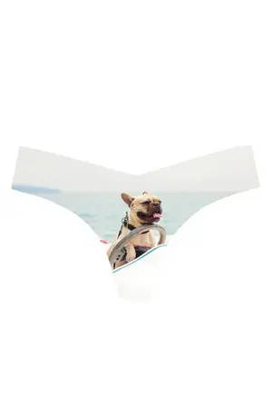 Commando Print Thong Photo Op Frenchie
